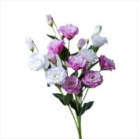 China OEM Silk Lisianthus Artificial Flowers For Living Room Table for sale