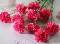 China ODM Fake Holiday Flowers Artificial Carnation Bouquet for sale