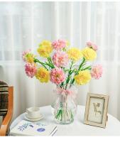 China Pink Red Champagne Artificial Carnations Bulk For Mother's Day for sale