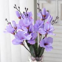 China Silk Artificial Flower Business Magnolia Flowers Bulk Customized for sale