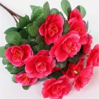 China Simulated Fake Silk Azalea Flowers Gardening Decoration Area Landscaping for sale