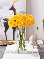 China Yellow Silk Fake Daffodils Bulk Artificial Narcissus Flowers Custom for sale