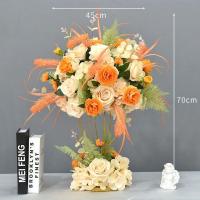China Silk Artificial Synthetic Flower Bouquets Ornament Purple ODM for sale