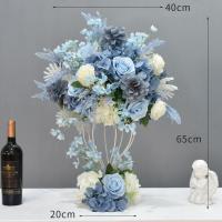 China Silk Artificial Synthetic Flower Bouquets Ornament Purple ODM for sale