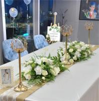 China Silk Gerbera Artificial White Wedding Bouquets Lifelike Look OEM for sale