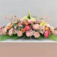 China Simulation Artificial Flower Business Communion Bouquet Silk Floral Arrangement for sale