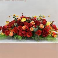 China Simulation Artificial Flower Business Communion Bouquet Silk Floral Arrangement for sale