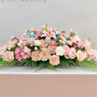 China Simulation Artificial Flower Business Communion Bouquet Silk Floral Arrangement for sale