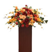 China Faux Ranunculus Silk Flower Bridesmaid Bouquets In Bulk OEM for sale
