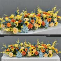 China Rectangular Artificial Flower Business Fake Bunch Of Roses Personalised for sale