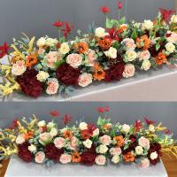 China Rectangular Artificial Flower Business Fake Bunch Of Roses Personalised for sale
