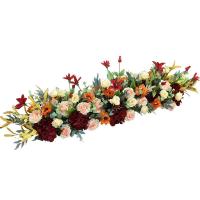 China Rectangular Artificial Flower Business Fake Bunch Of Roses Personalised for sale