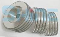 China Thread Rolling CBN Sharpening Wheel Trapezoidal Reticulation Straight Tooth 320# 200mm for sale