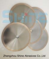 China Custom Diameter 1A1R Diamond Wheels For Polishing Optical Glass for sale