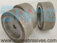 China 25mm Diameter Diamond Shine Abrasives Metal Bond Grinding Wheel Clogging for sale