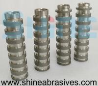 China 3mm Handle Diameter Electroplated Diamond Profile  grinding wheel Tools Heat for sale