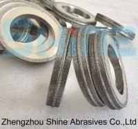 China Electroplated CBN Diamond Grinding Wheel For Woodworking Chainsaw Blades for sale