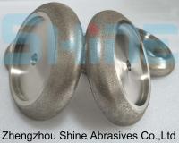 China 7/39.5 Electroplated CBN Grinding Wheel for Band Saw Blade Sharpening for sale