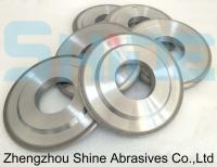 China Metal Bond 14FF1 200mm Diamond Wheel for Carbide Roll Profile Grinding for sale