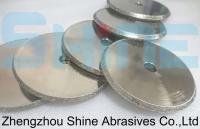 China 1E1 Electroplated diamond wheel for cast iron profile grinding sharpening for sale