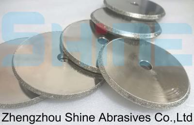 China 1E1 Electroplated diamond wheel for cast iron profile grinding sharpening for sale