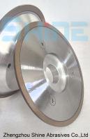 China Metal Bond 14FF1 200mm Diamond Wheel for Carbide Roll Profile Grinding for sale