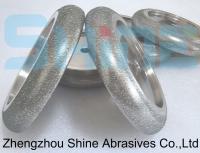 China Electroplated CBN Band Saw Grinding Wheel 203mm High Finish with Perfect Tooth Fit 9/29 Multiple Grit for sale