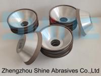 China 6A2 Resin Bond Diamond Cup Wheel 100mm D151 Grit Glass Edge Grinding RoHS Compliant Manufacturing for sale