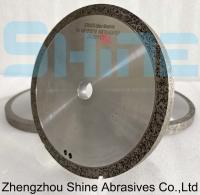 China 14F1 Electroplated Diamond Grinding Wheel 150mm D91 Sharp Protruding Grain Low Cutting Resistance Stable Processing for sale