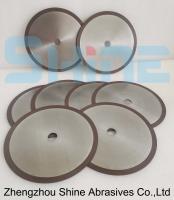 China 14F1 Electroplated Diamond Grinding Wheel 150mm D91 Sharp Protruding Grain Low Cutting Resistance Stable Processing for sale