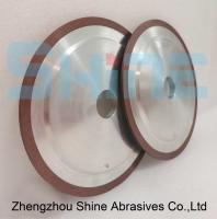 China 14F1 Electroplated Diamond Grinding Wheel 150mm D91 Sharp Protruding Grain Low Cutting Resistance Stable Processing for sale