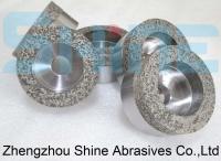 China 6A2 Metal Bond Diamond Grinding Wheel 150mm D126 for Glass Edging Continuous Operation for sale