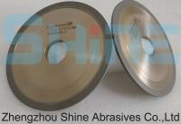 China Hybrid Bond CBN CNC Grinding Wheel 150mm D64 1V1 for Medical Cutting Tool Flute Grinding for sale