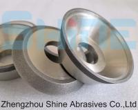 China Hybrid Bond Diamond CNC Grinding Wheel 6A2 150mm for PCD CBN Insert Relief Grinding for sale