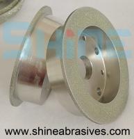 China Hybrid Bond Diamond CNC Grinding Wheel 6A2 150mm for PCD CBN Insert Relief Grinding for sale