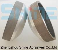 China Hybrid Bond Diamond CNC Grinding Wheel 6A2 150mm for PCD CBN Insert Relief Grinding for sale