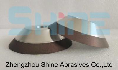 China 11V9 Resin Bond Diamond Taper Cup Grinding Wheel 100mm Grit 100 For PCD PCBN Inserts for sale