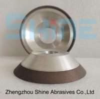 China 11V9 Resin Bond Diamond Taper Cup Grinding Wheel 100mm Grit 100 For PCD PCBN Inserts for sale