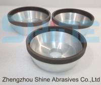 China 200mm 12A2 Resin Bond Diamond Disc Wheel Fine Grit For Magnetic Material Double Side Grinding for sale