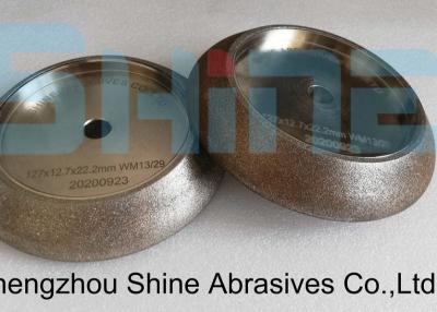 China ISO 1.6kg/PC Electroplated Grinding Wheels WM13/29 Profile for sale