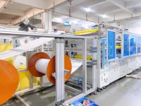 China 5-7M/min Innovative Ultrasonic Medium Efficiency Air Filter Bag Machine With Rewinding Function for sale