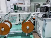 China 5KW Automatic Non Woven Bag Making Machine To Produce Primary Filter Bag Inner Clip Strip for sale