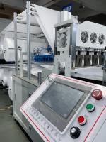 China Automatic Air Filter Bags Making Machine Adjustable Space For Each Built-In Space In The Filter for sale