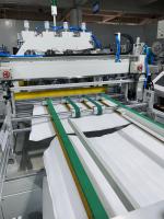 China Automatic Air Filter Bags Making Machine Adjustable Space For Each Built-In Space In The Filter for sale