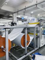 China Ultrasonic Flat Trapezoidal Pocket Filter Making Machine For Rectangular Trapezoidal Bags 6KW for sale