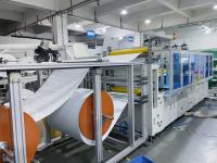 China Rapid Change Ultrasonic Plane Folding Trapezoidal Air Filter Bag Mechanical Equipment for sale