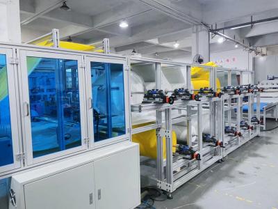 China Ultrasonic Flat Trapezoidal Pocket Filter Machine With Motion Controller Program Control for sale
