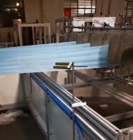 China 9.5KW Non Woven Bed Sheet Machine Automatic Loading Magnetic Powder Tension Automatic Control System for sale