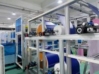 China 15KW 4-8 Tablets/Min PLC Program Control Ultrasonic Primary Trapezoidal Filter Bag Making Machine. for sale