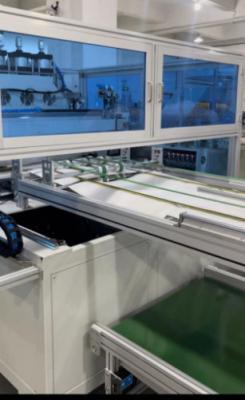 China 6KW Ultrasonic Plane Folding Trapezoidal Air Filter Bag Mechanical Equipment. for sale